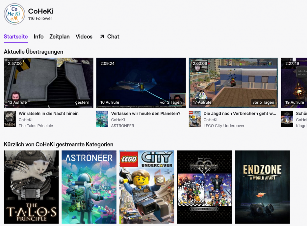 CoHeKi geht Live! – Teil 1 - Cosplayer helfen Kindern e.V.